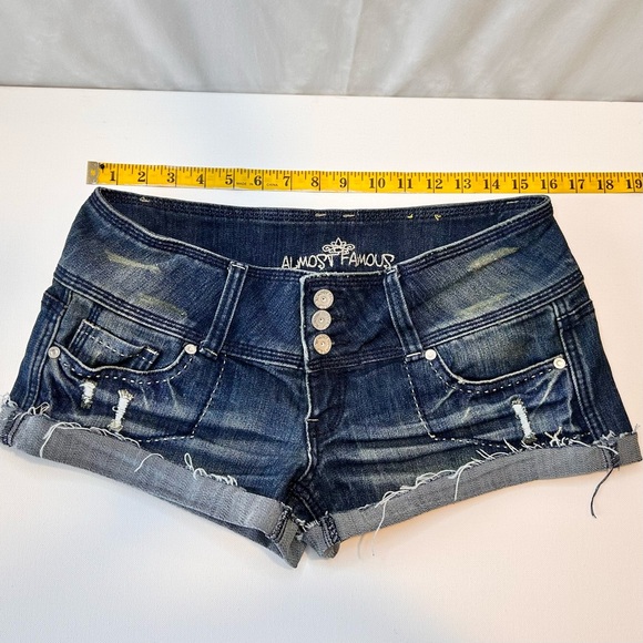 Almost Famous | Shorts | Y2k Almost Famous Low Rise Micro Denim Daisy Dukes | Poshmark